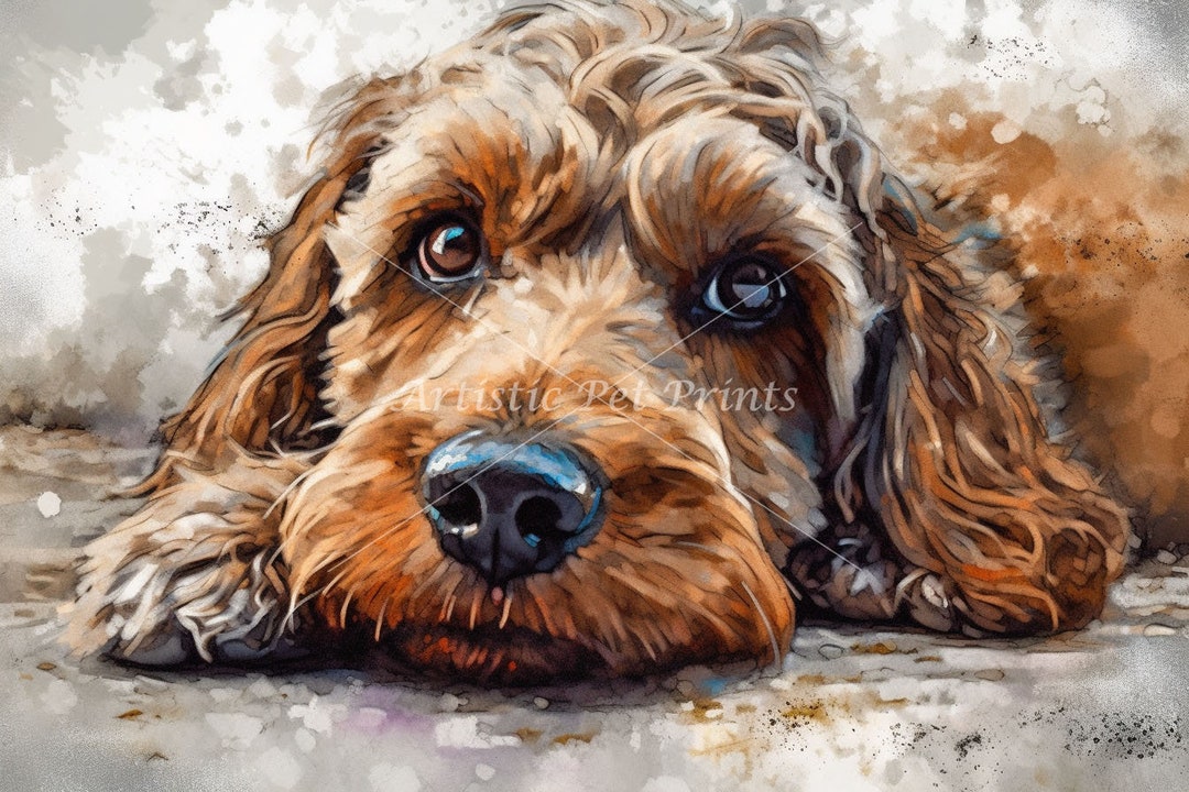 Cockapoo Art - 10 High Quality Jpg's - Digital Download! - Various ...