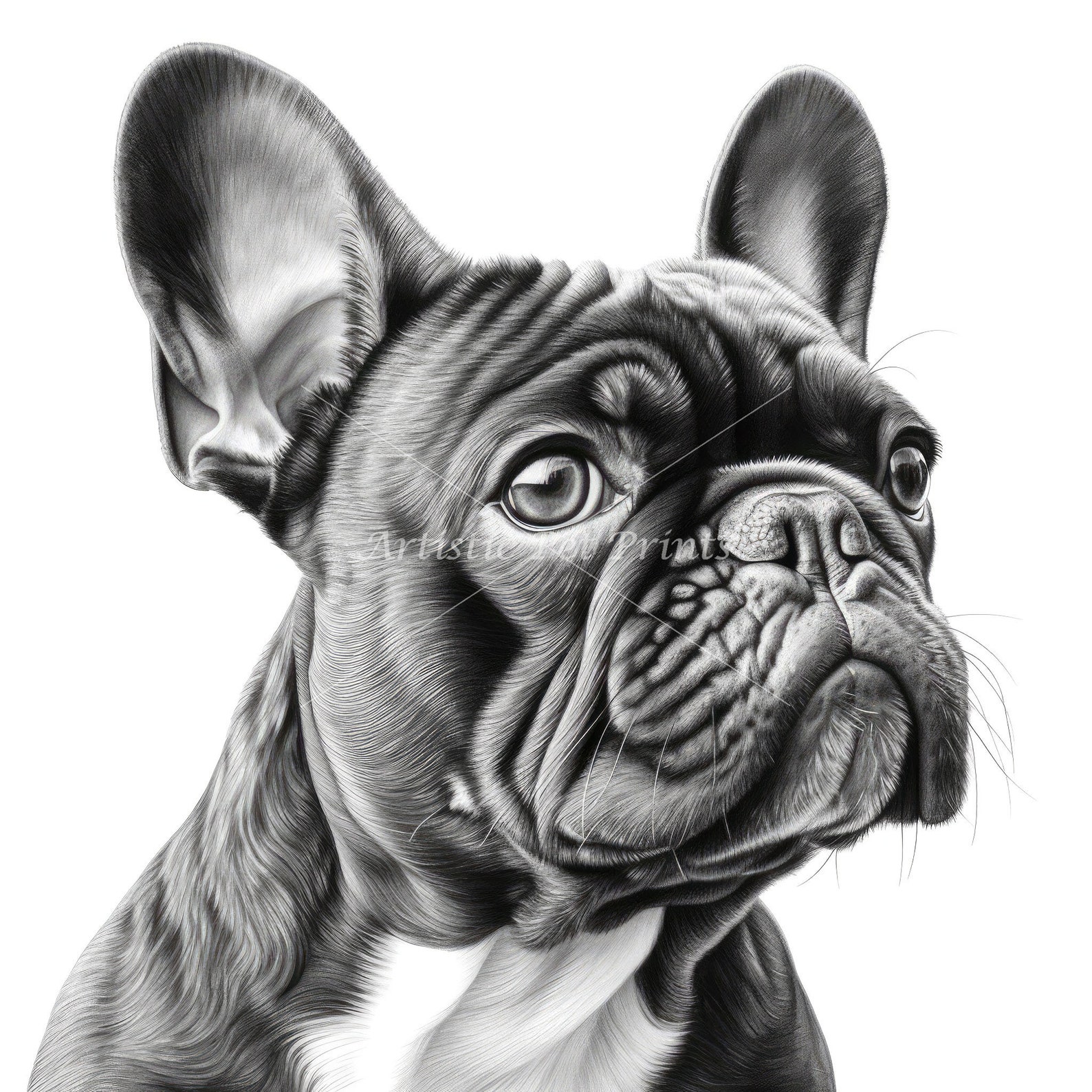 French Bulldog Sketch Drawings 10 High Quality Jpg's - Etsy