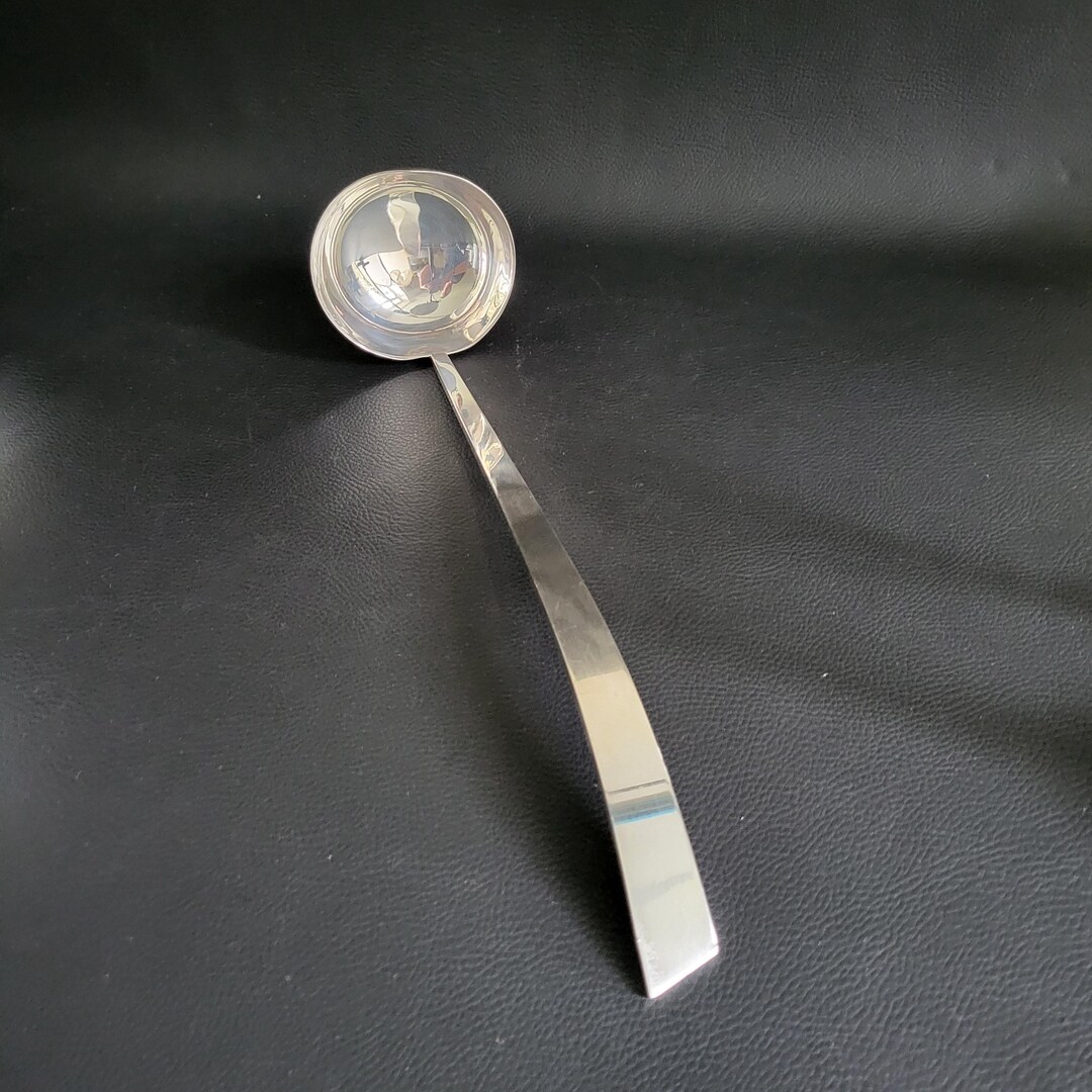 Ladle for Punch Curved Handle Punch Set Silver Plated Design Ladle ...