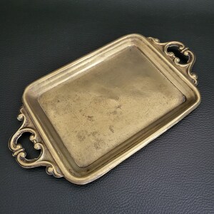 Calling Card Tray Brass Rectangular Tray for Mail, Letters, Business ...
