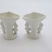 Pair of Wedding Vases Bride Vases White and Gold Porcelain - Etsy