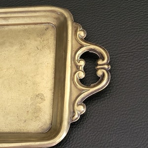 Calling Card Tray Brass Rectangular Tray for Mail, Letters, Business ...