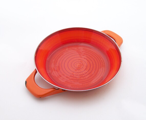Silit Plat à four en émail orange 2 anses SILIT Diamètre : | Etsy France