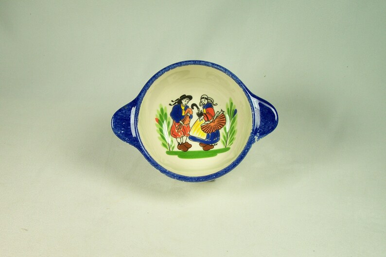 Bol breton bol prénom Gaby Faïence de Pornic peint à la main | Etsy