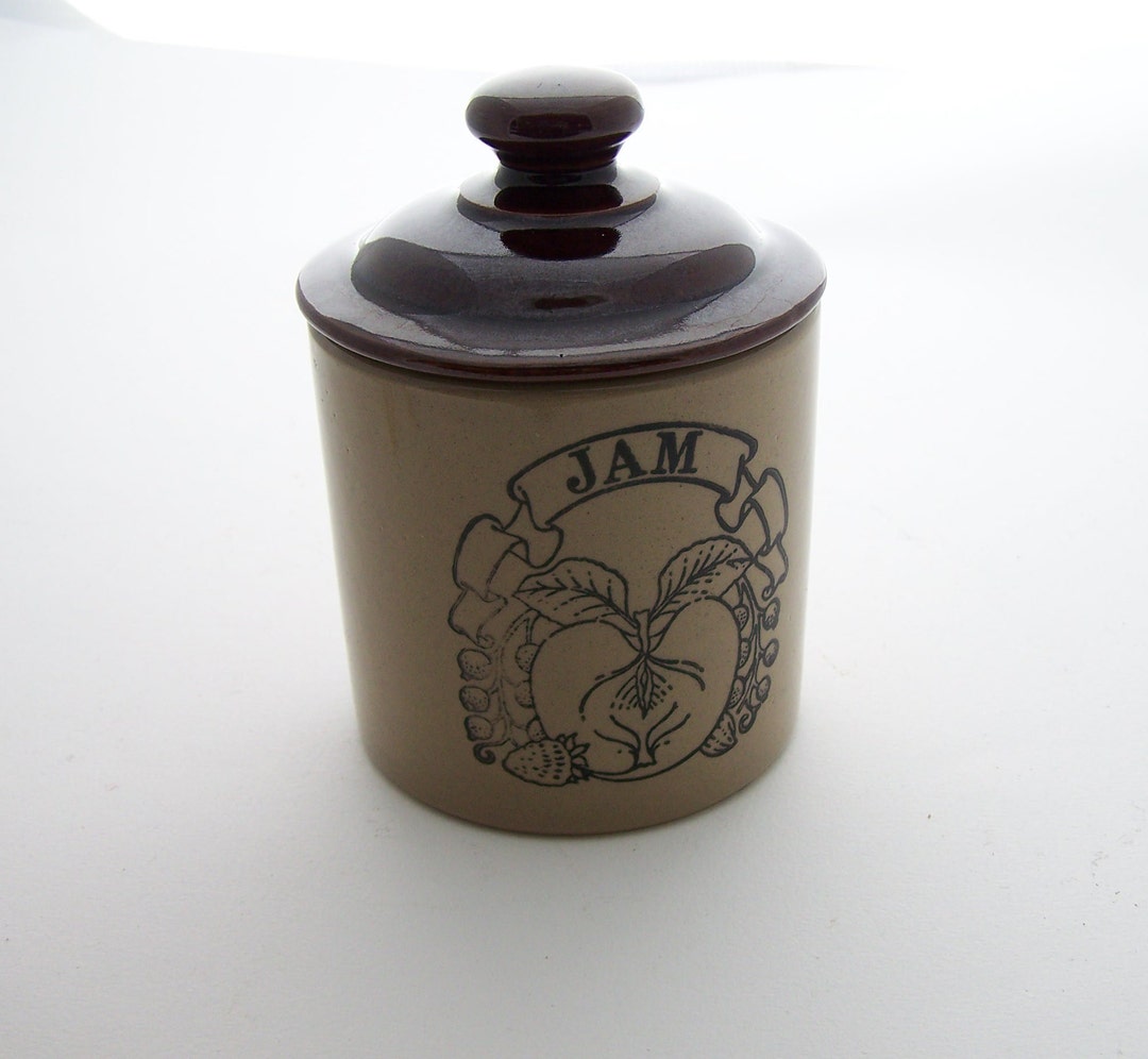 Pearsons of Chesterfield 1810 English Jam Jar Varnished Sandstone Jar ...