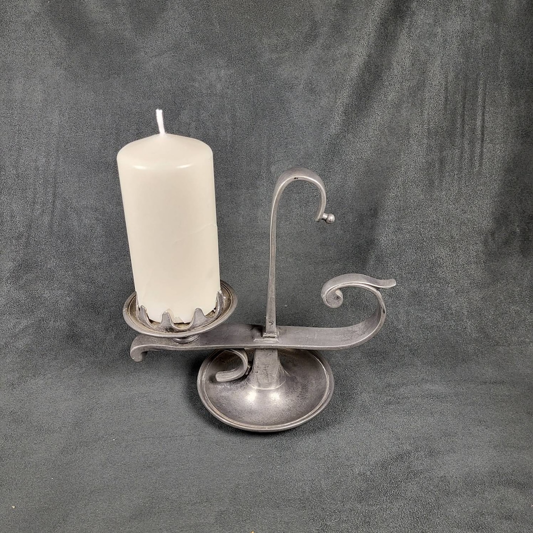 Spade Candle Pewter German Candle Holder Vintage Made in Germany - Etsy