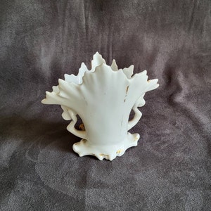 Wedding Vase Bride Vase White and Gold Porcelain Vase Church Altar Vase ...