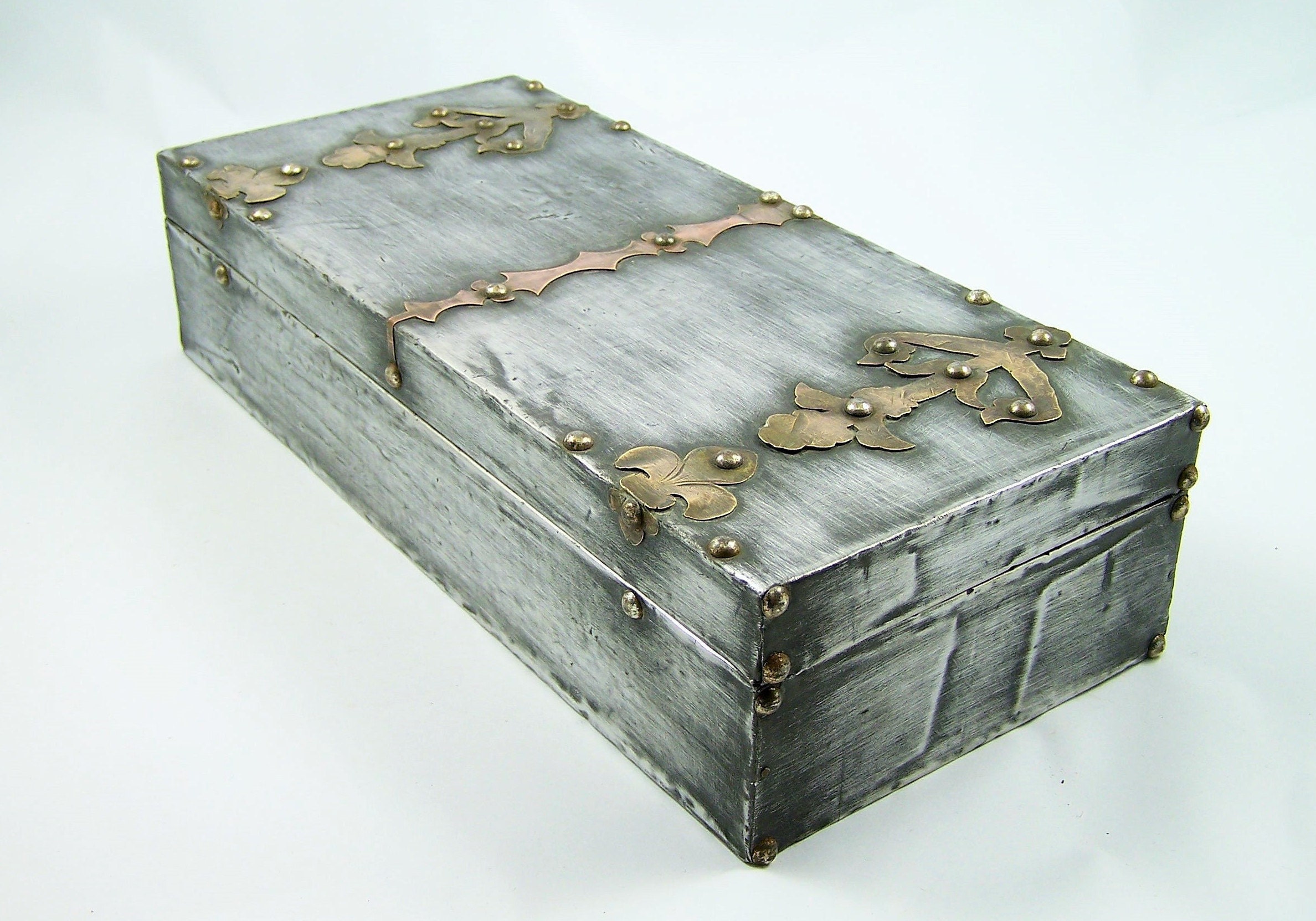 Home & Living Jewelry Storage Storage & Organization Leaden rectangular ...