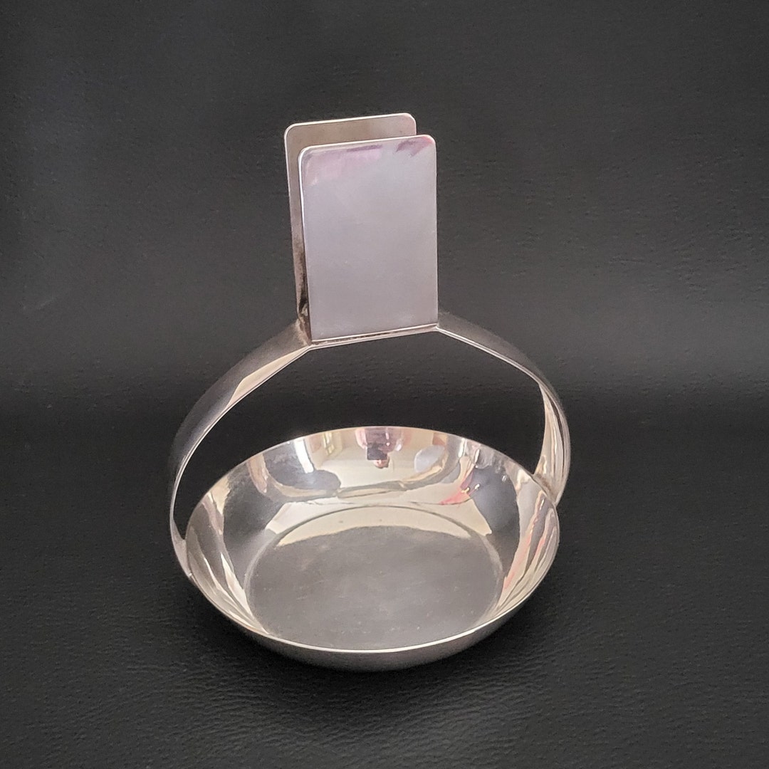 Matchbox Holder With Silver Plated Cup French Hallmark Vintage - Etsy