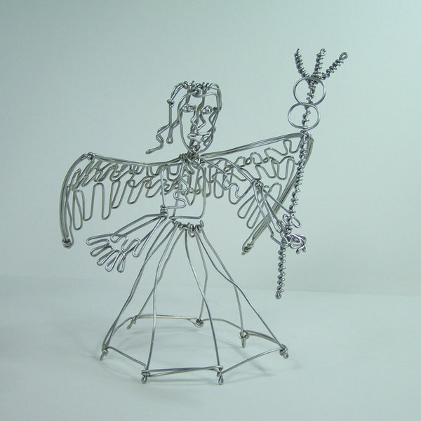 Wire Angel Sculpture - Etsy