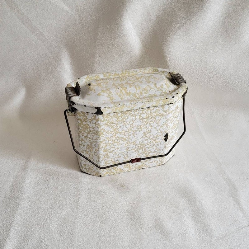 Enamel Lunch Box - Etsy