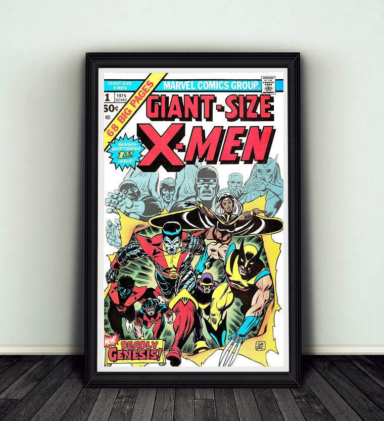 11x17 Giant Sized X-men 1 Comic Book Cover Poster Print | Etsy