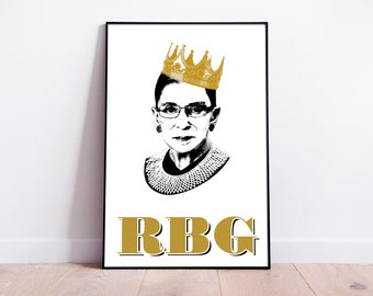 RBG Empowered and Inspirational Women Wall Poster for Educational ...