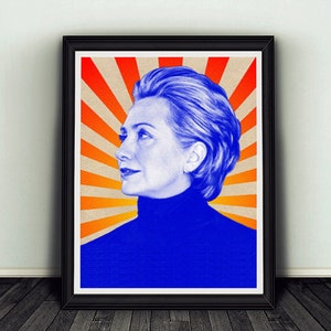 11x14 Hillary Clinton Campaign Poster Print - Etsy