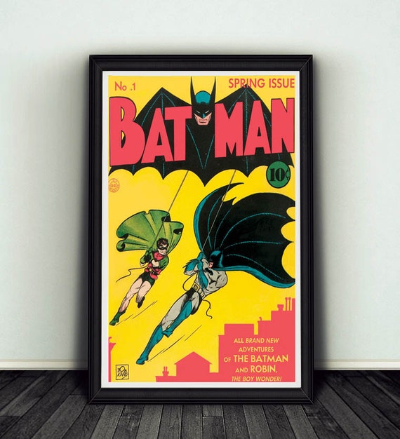 Vintage Batman Comic Book Covers