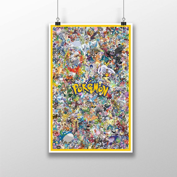 All 649 Pokemon Poster