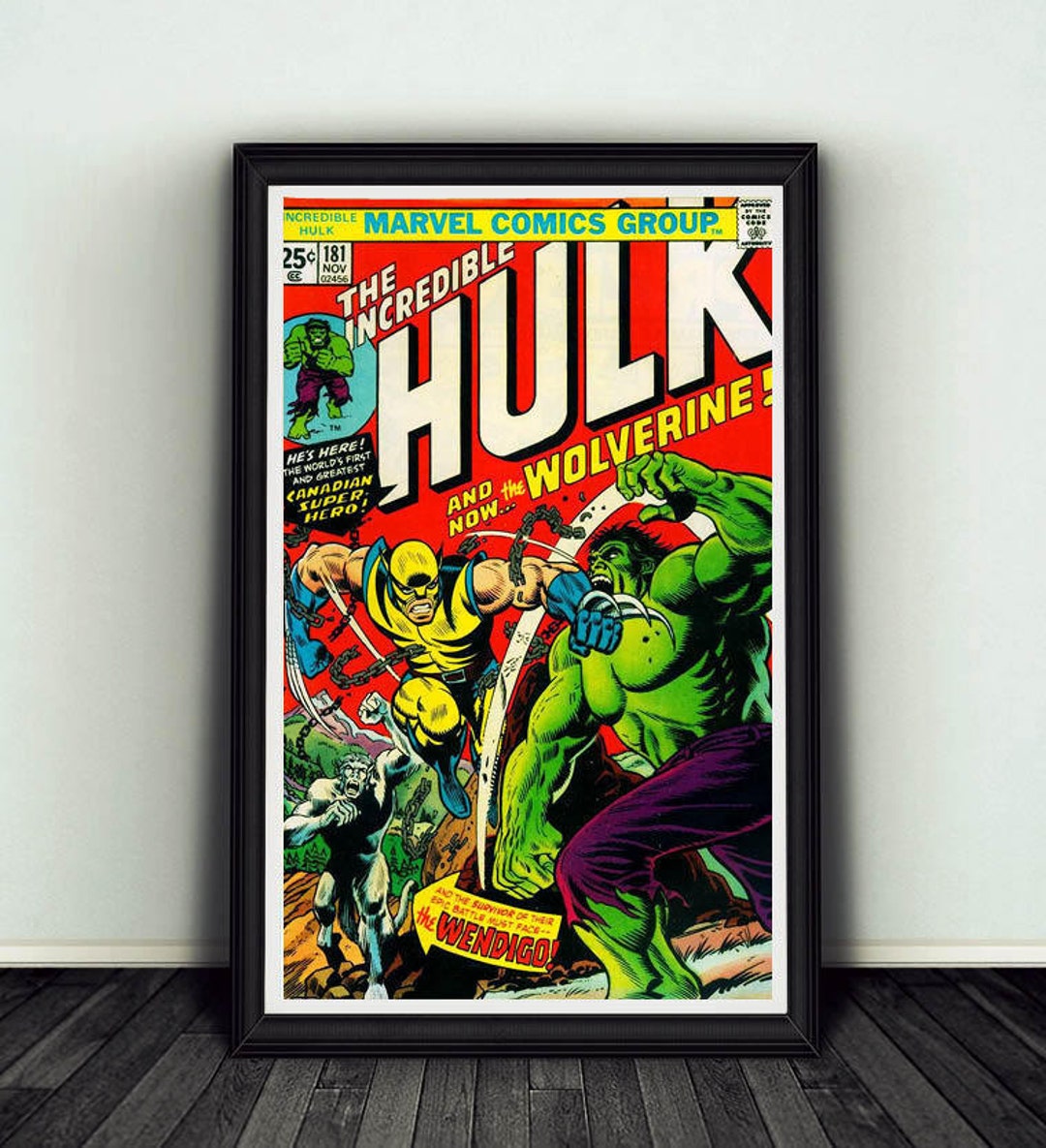 11x17 Incredible Hulk #181 Comic Book Cover Poster Print - Etsy