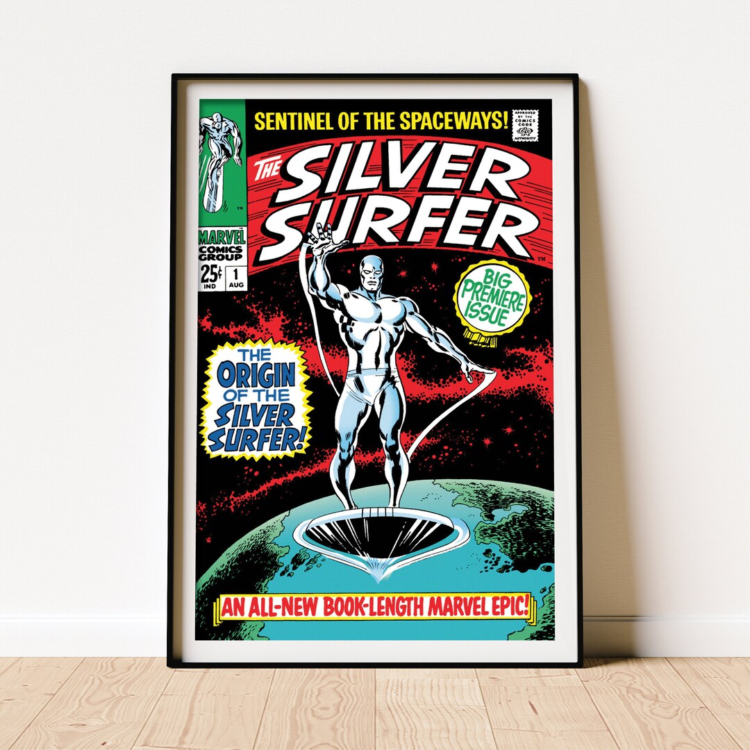 11x17 Silver Surfer 1 Comic Book Cover Poster Print - Etsy