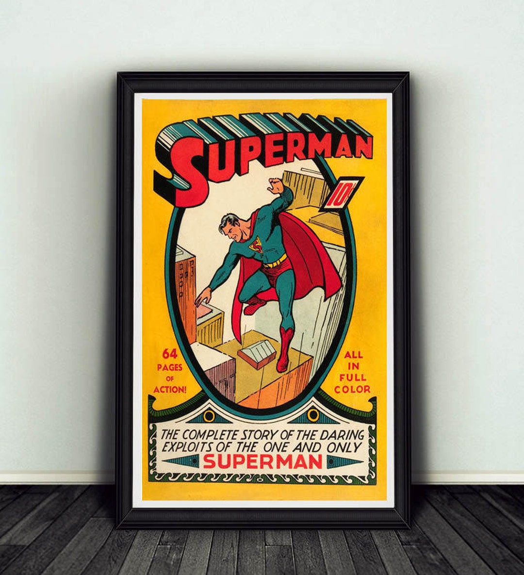 11x17 Superman #1 Comic Book Cover Poster Print - Etsy