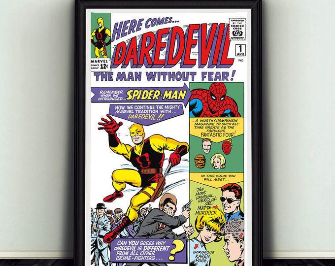 11x17 Daredevil 1 Comic Book Cover Poster Print - Etsy