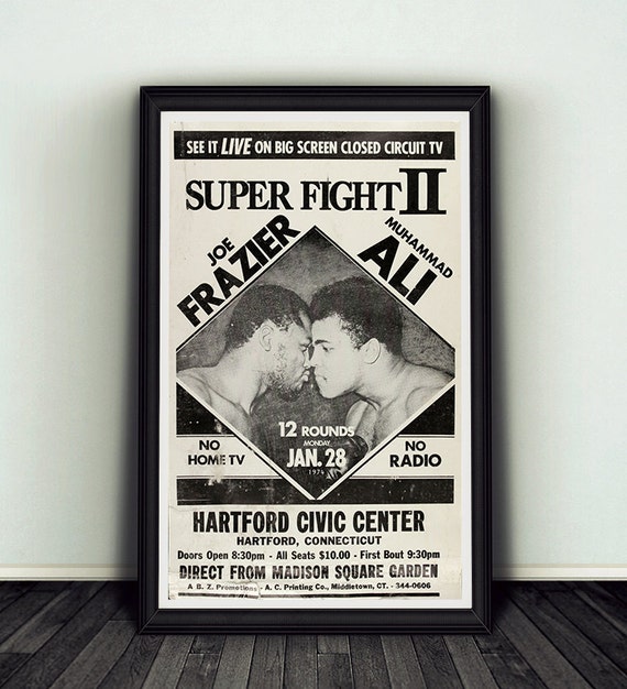 Art & Collectibles Digital Prints Joe Frazier Window Taunt Print 11x17 ...