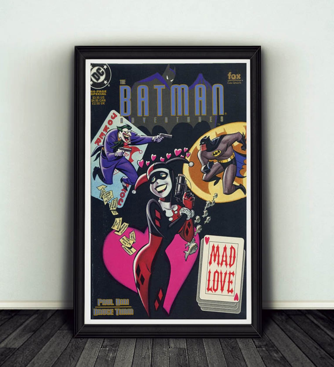 11x17 Mad Love: Harley Quinn Comic Book Cover Poster Print | Etsy