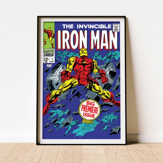 11x17 Iron Man 1 Comic Book Cover Poster Print - Etsy