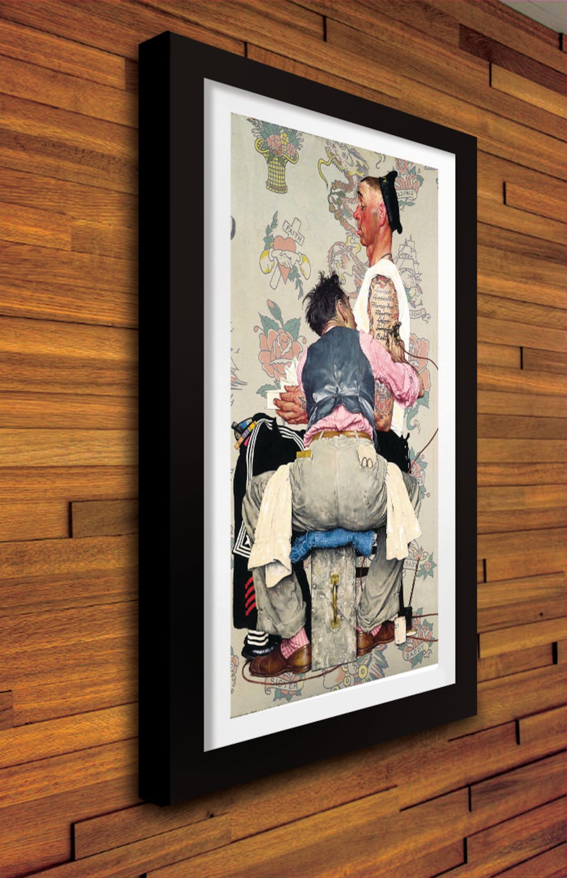 Norman Rockwell tattoo Artist Replica Print - Etsy