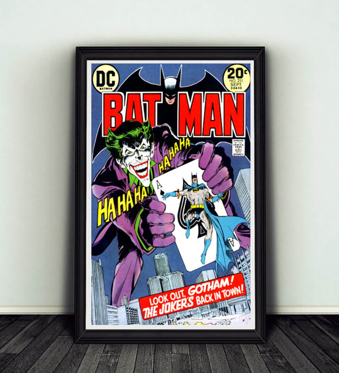 11x17 Batman 251 Joker Comic Book Cover Print - Etsy