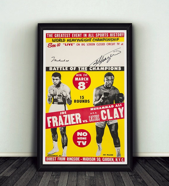 Art & Collectibles Digital Prints Joe Frazier Window Taunt Print 11x17 ...