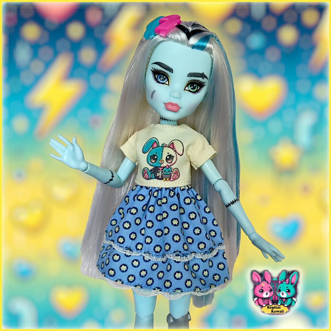 Clothes for Monster High G3 Doll, Skirt With T-shirt. - Etsy