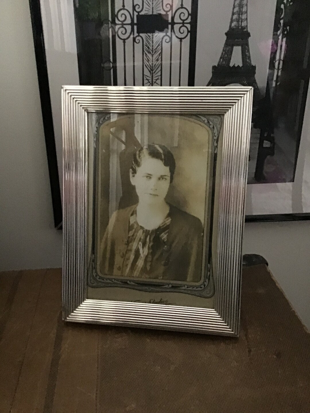Vintage Silver Metal Ribbed Design Photo Frame ~ Philip Whitney Ltd. - Etsy