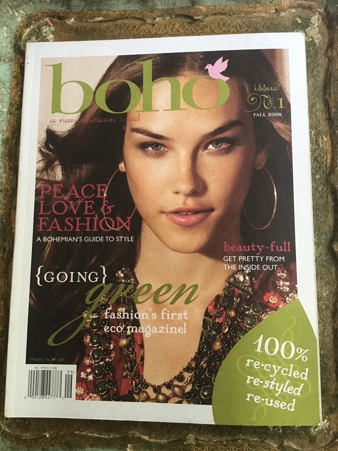 Rare PREMIERE Issue BOHO Magazine ~ Issue No. 1 ~ Fall - Collectible ...