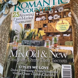 Romantic Country Magazine ~ HTF Back Issue ~ Collectible - Etsy