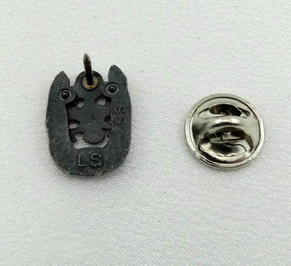 Vintage 25 Year Veteran Sterling Silver Lapel Pin FRE… - Gem