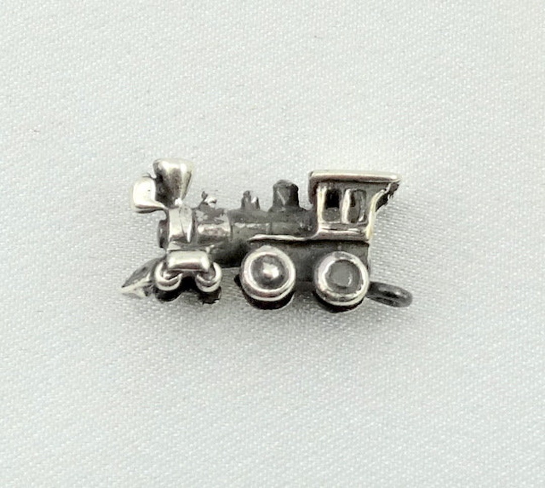 Locomotive Train Sterling Silver Charm FREE SHIPPING LOCO-CM25 - Etsy