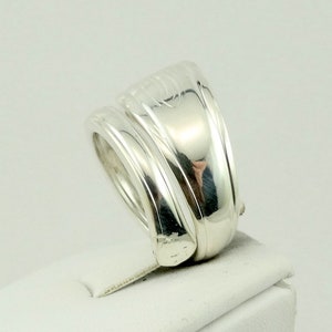 Real Gorham Vintage Decorative Sterling Silver Spoon Ring With Initial ...