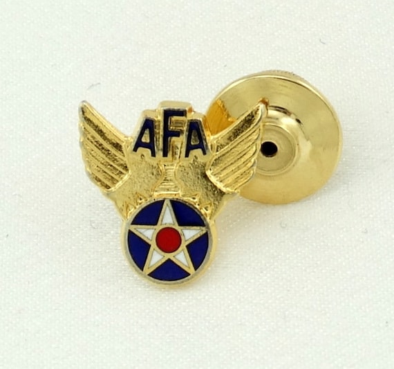 Vintage Air Force Association Gold Tie Tac/Pin FREE S… - Gem