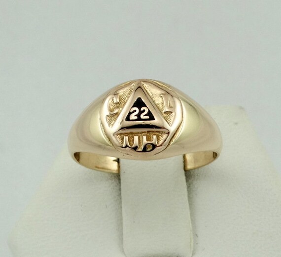Unusual Handsome Vintage 22nd Degree Scottish Rite Ma… - Gem
