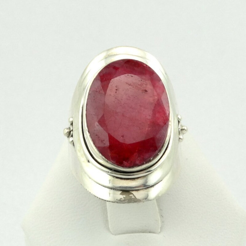 Large Ruby Ring - Etsy