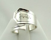 Engraved Initial p Real Vintage Hand Made Sterling - Etsy