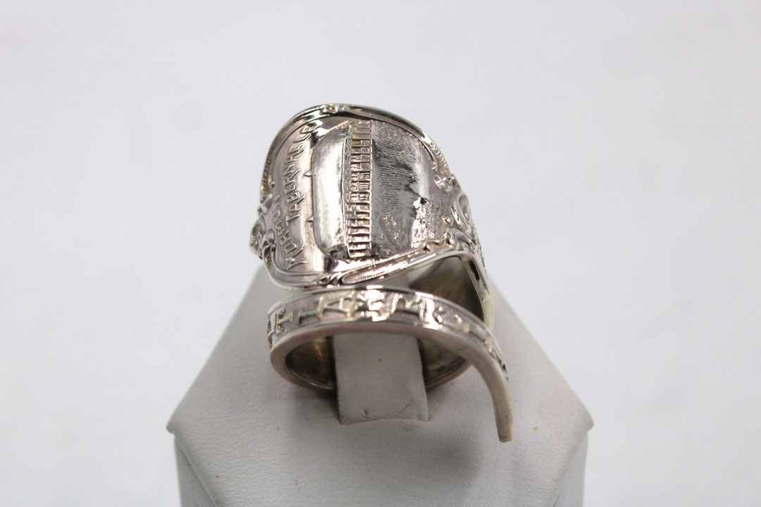 Real "salt Lake City" Vintage Hand Made Sterling Silver Adjustable Size ...
