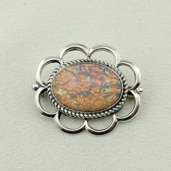 Opal Brooch - Etsy