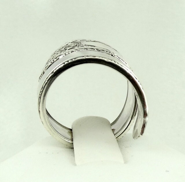 Real Vintage Hand Made 'pat. 1921' Sterling Silver Adjustable Size ...
