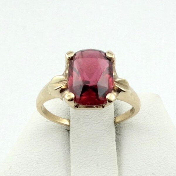 Rhodolite Ring - Etsy
