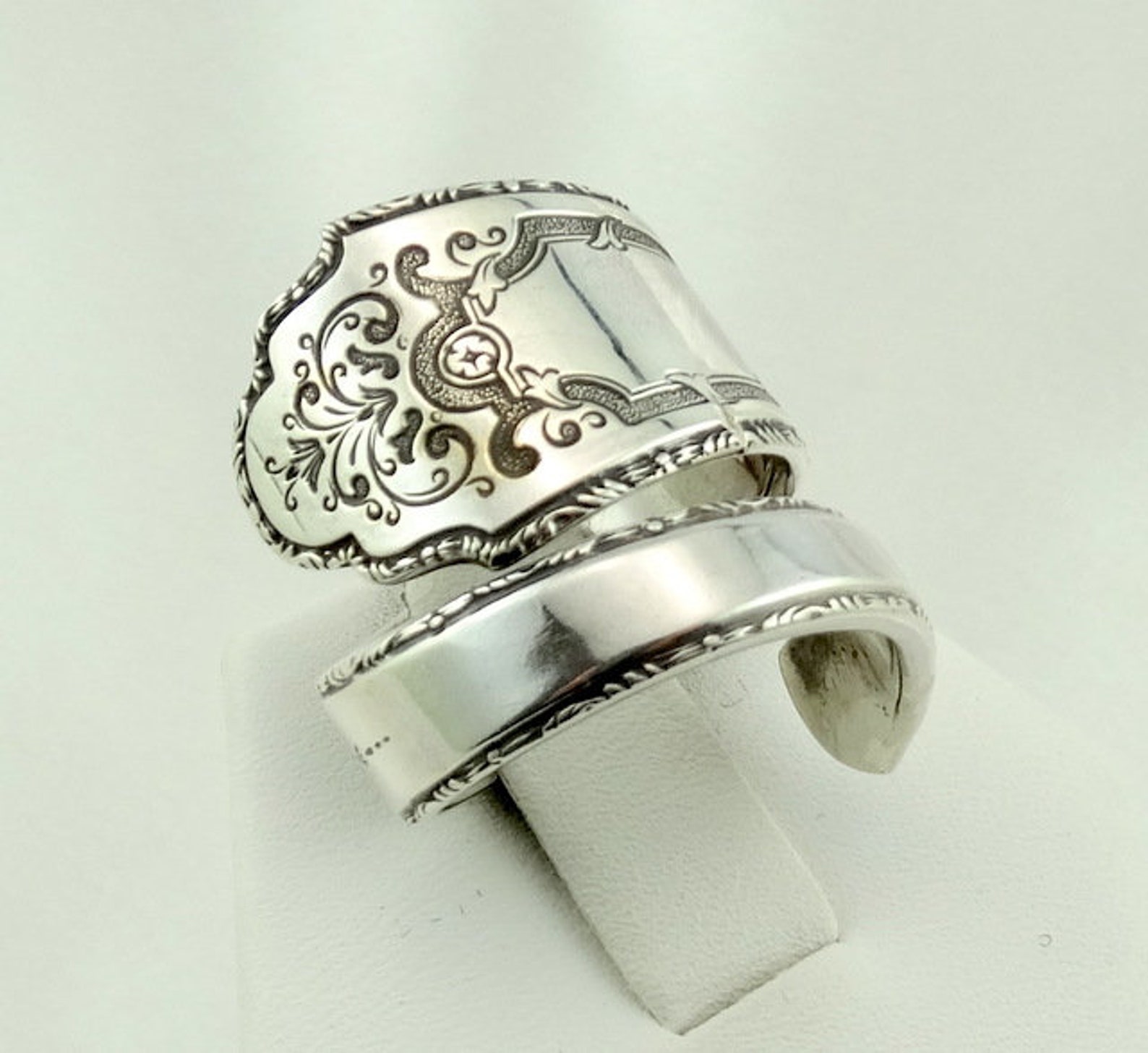 Real Vintage Hand Made 'pat. 1921' Sterling Silver Adjustable Size ...