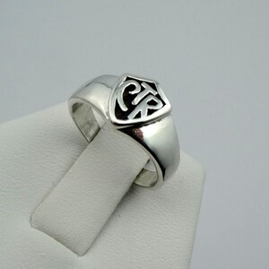 Vintage Sterling Silver CTR Shield Ring FREE Shipping CTRSCWH-L - Etsy