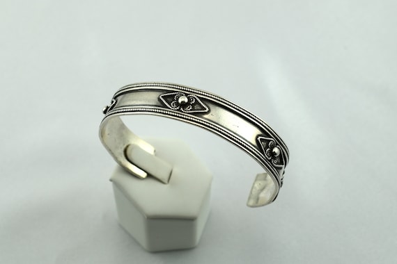 Handsome Vintage Southwest Native American Rope Design Cuff - Etsy