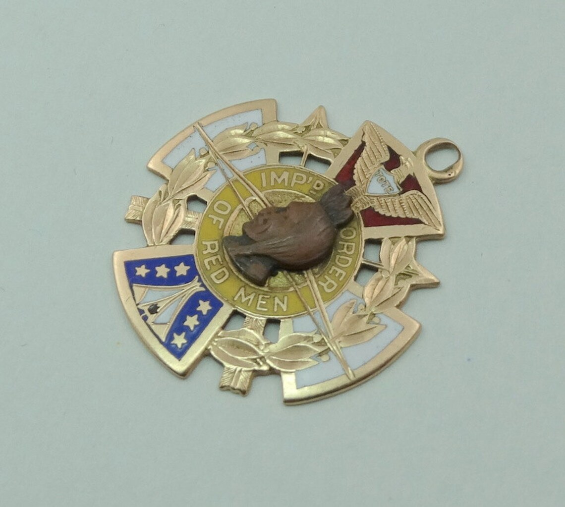 Vintage Rare Gold IORM Medallion FREE Shipping IORMVTG-UV1 | Etsy