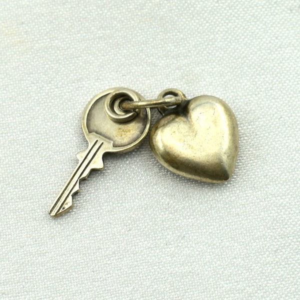 Antique Key Charm - Etsy